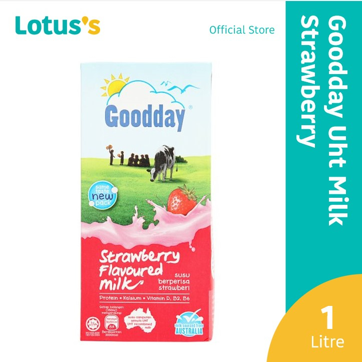 Goodday Uht Milk Strawberry 1L | Shopee Malaysia