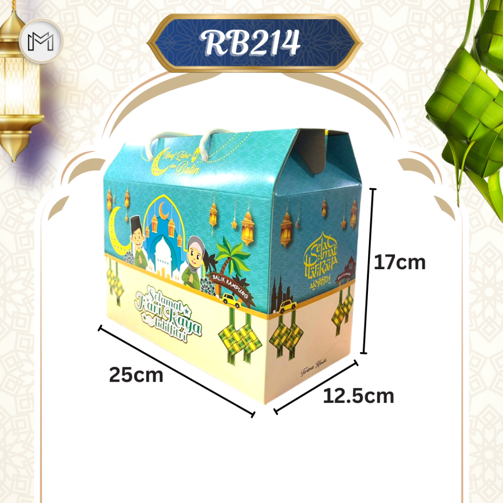 ( 2025 ) Hari Raya Box Hari Raya Gift Box Handle kotak Hari Raya ...