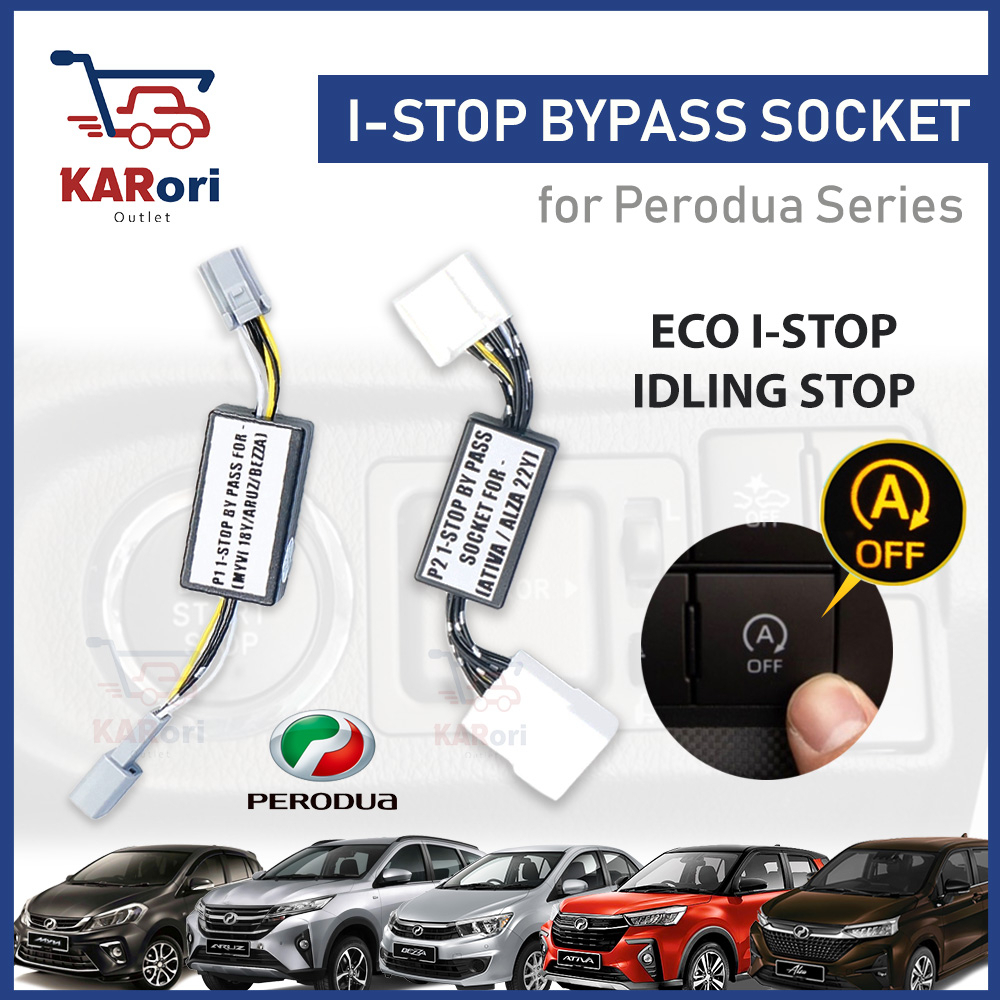 PERODUA ALZA 2022, ATIVA, ARUZ, BEZZA, MYVI GEN 3 SOCKET, ECO IDLE STOP ...
