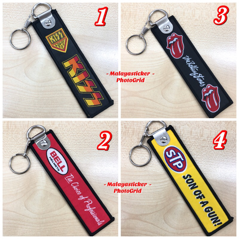 keychain lucky keychain stp rolling stone kiss sun of a gun keychain ...