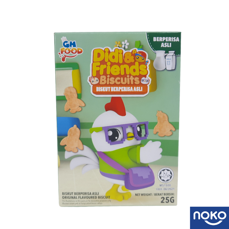 Didi & Friends Flavored Biscuits/ Biskut (Original/Cheese/Chocolate ...