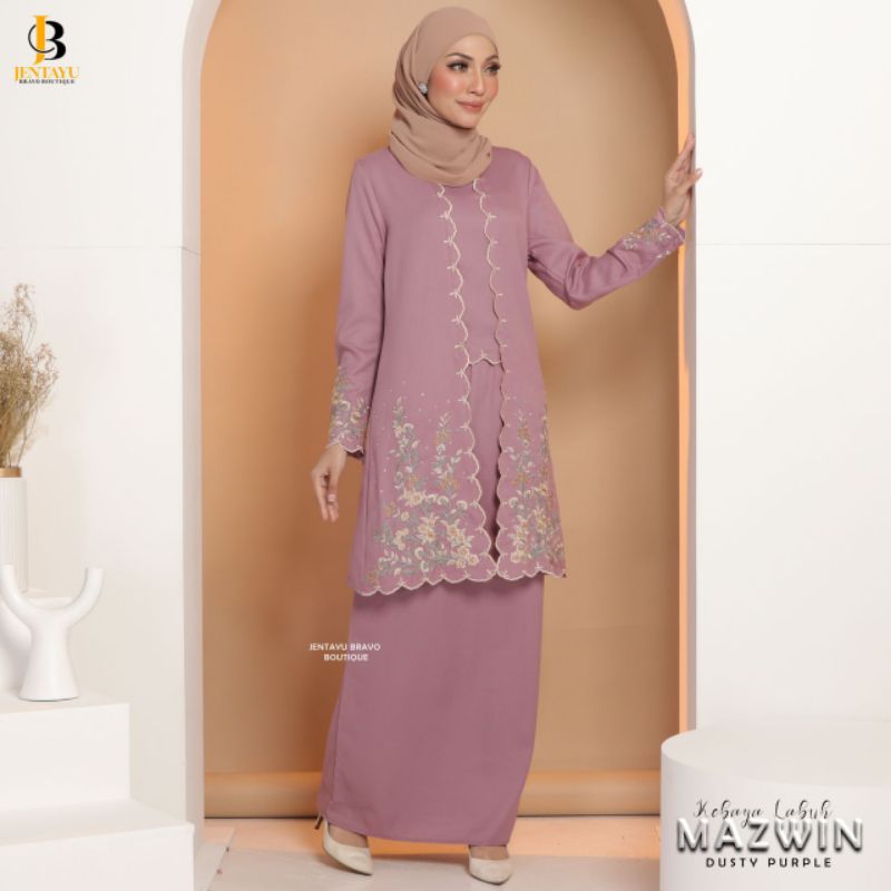 🔥 READY STOCK 🔥 MAZWIN KEBAYA LABUH LACE SULAM PLUS SIZE S-4XL | Shopee ...