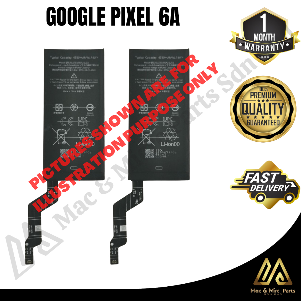 GOOGLE PIXEL 6A ORIGINAL BATTERY ( GLU7G ) 4350MAH | Shopee Malaysia