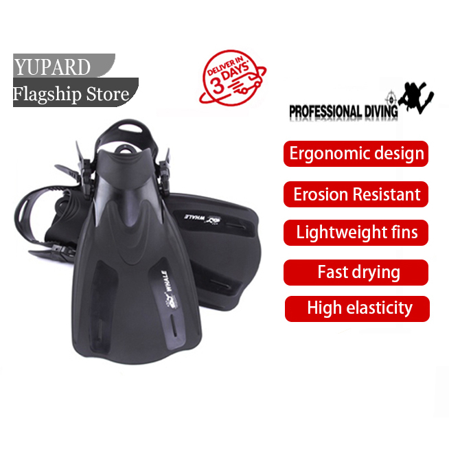 WHALE Adult Diving Fin Fn200 Swimming Fins Adult Snorkeling Foot ...