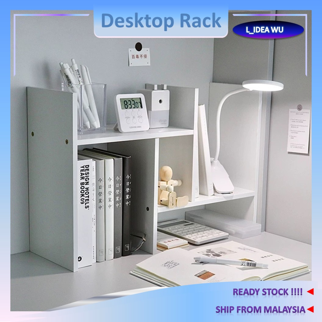DIY Desk Organizer Rak Buku Stationary Organizer Stationery Storage ...