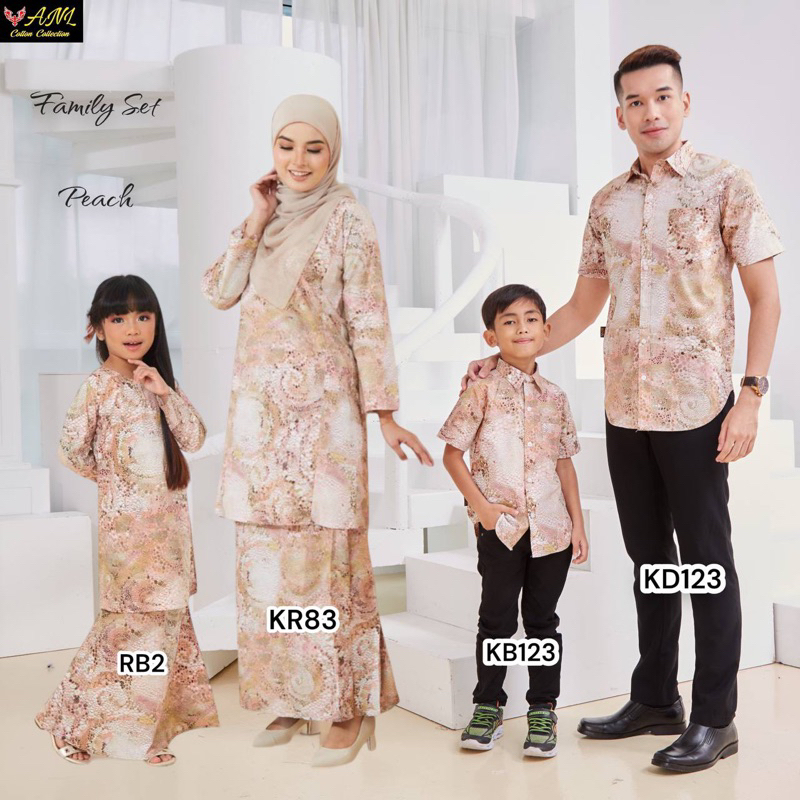 BAJU RAYA BATIK SEDONDON FAMILY SET MURAH BABY PLUS SIZE 4XL MAROON ...