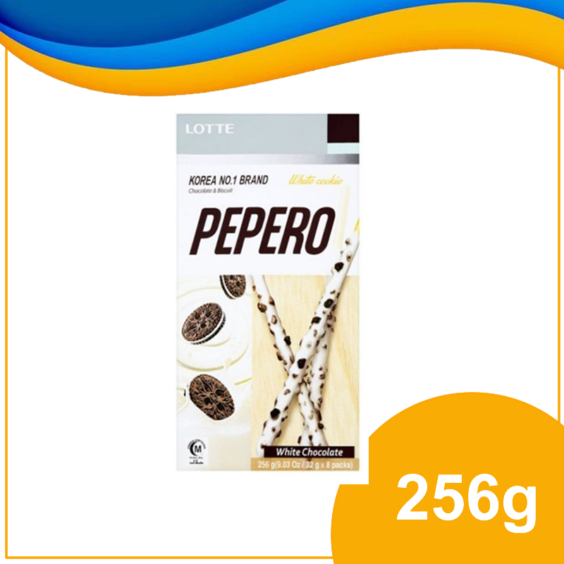 LOTTE PEPERO White Stick Cookie 256g [8 Packs] | Shopee Malaysia