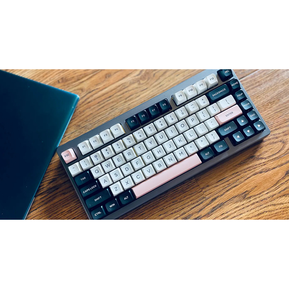 Akko MDA PBT Double Shot North Carolina Blue Panda Neon Olivia Keycap ...