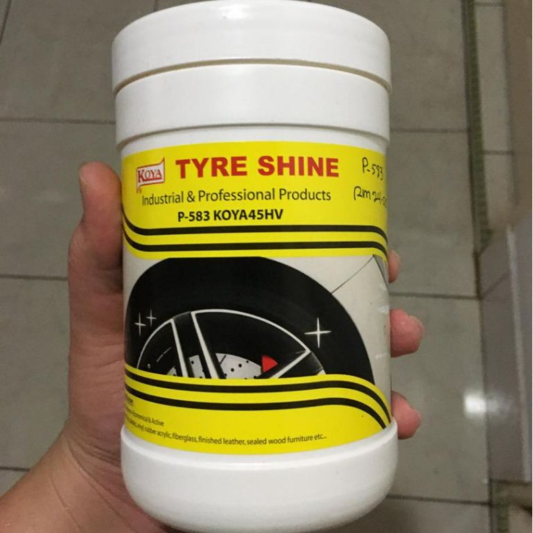 KOYA P-583 P583 Tyre Shine / Tyre Wax /Tyre Polish 1kg HV Silicon ...