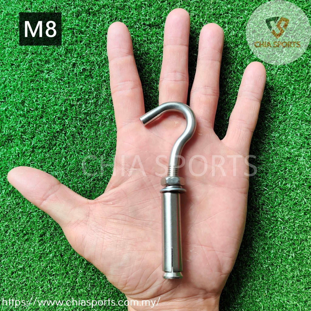 Stainless Steel Concrete Wall Hook M6 M8 M10 M12 Open Expansion Hooks Ceiling Brick Anchor Bolts ...
