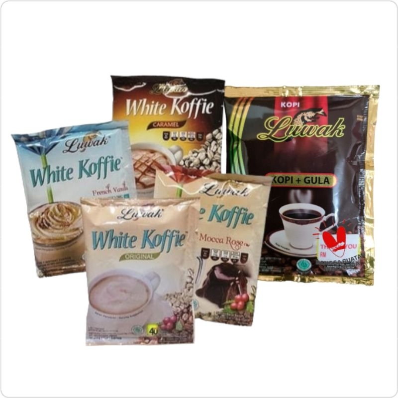 KOPI LUWAK WHITE KOFFIE RENCENG VARIAN RASA | Shopee Malaysia