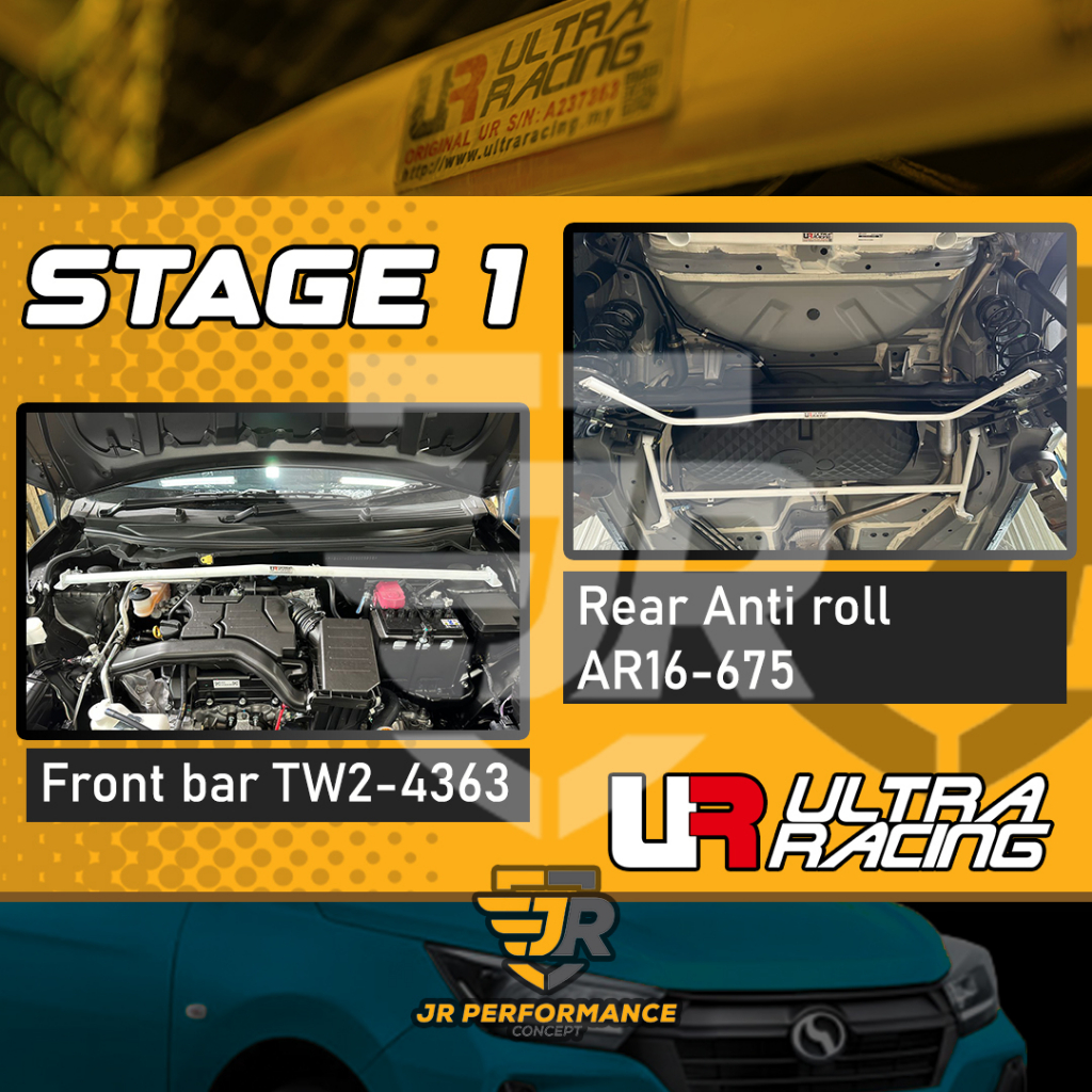 Ultra Racing Axia 2023 Front Bar Safety Bar Axia Baru Ultra Racing ...