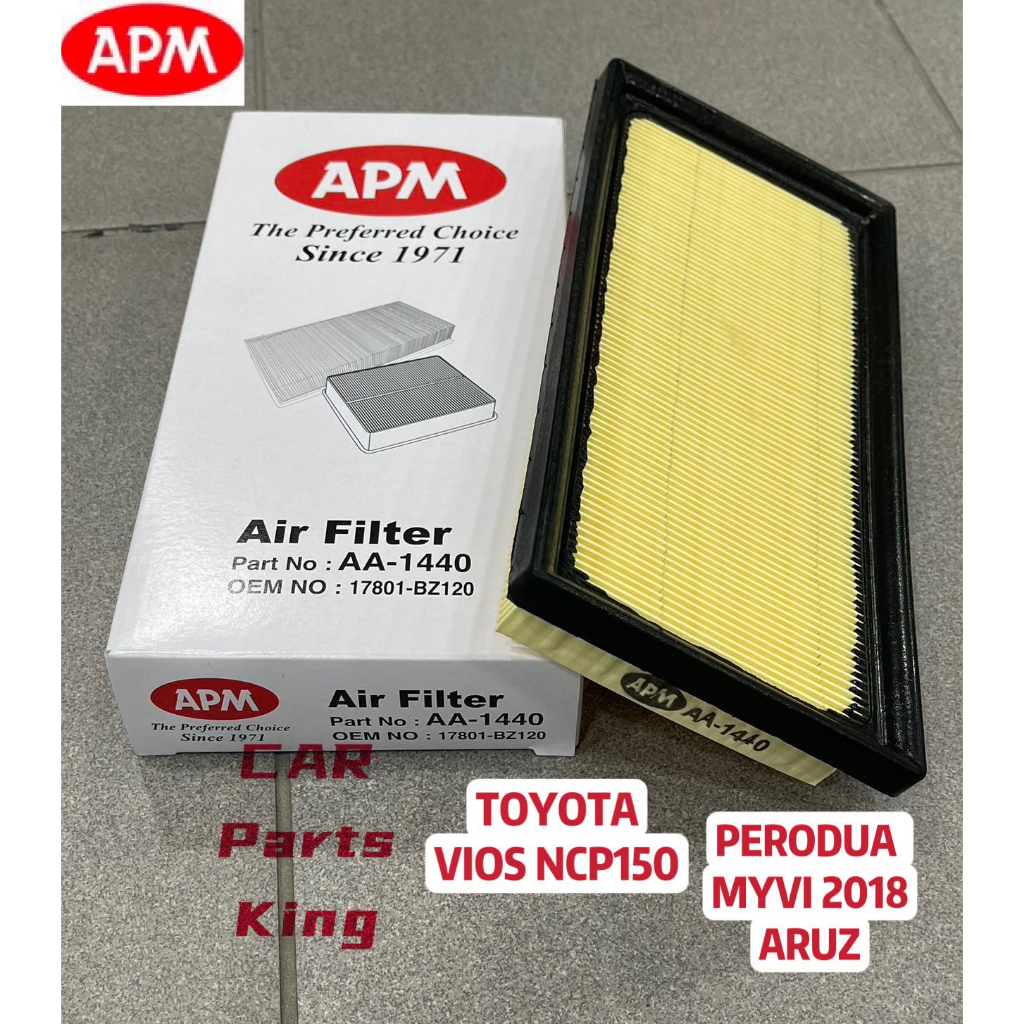( 100% ORIGINAL APM ) PERODUA MYVI 2018 ARUZ TOYOTA VIOS NCP150 AIR ...