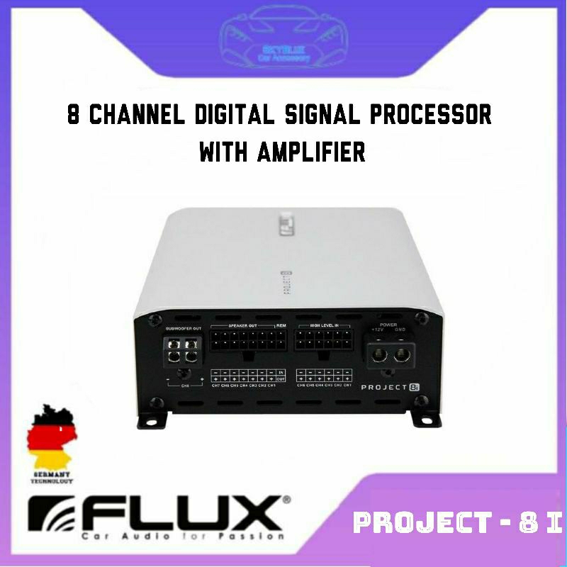 100% ORIGINAL FLUX : PROJECT 8i / 8 CHANNEL DIGITAL SIGNAL PROCESSOR ...