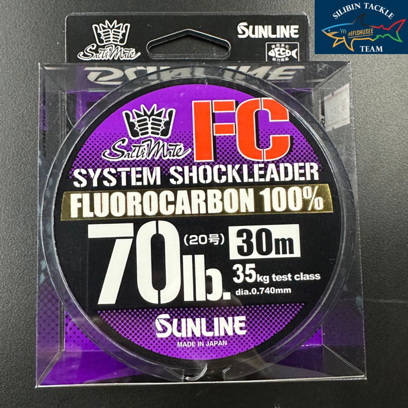 SUNLINE System Shock Leader Fluorocarbon 100% FC Fishing Leader Made In Japan🔥 | Shopee Malaysia