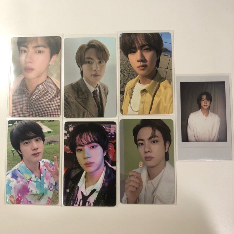 BTS JIN PHOTOCARD OFFICIAL (please read description) | Shopee Malaysia