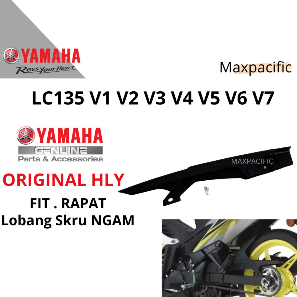 Yamaha Cover Rantai lc135 Chain Cover lc v1 v2 v3 v4 v5 v6 v7 Penutup ...