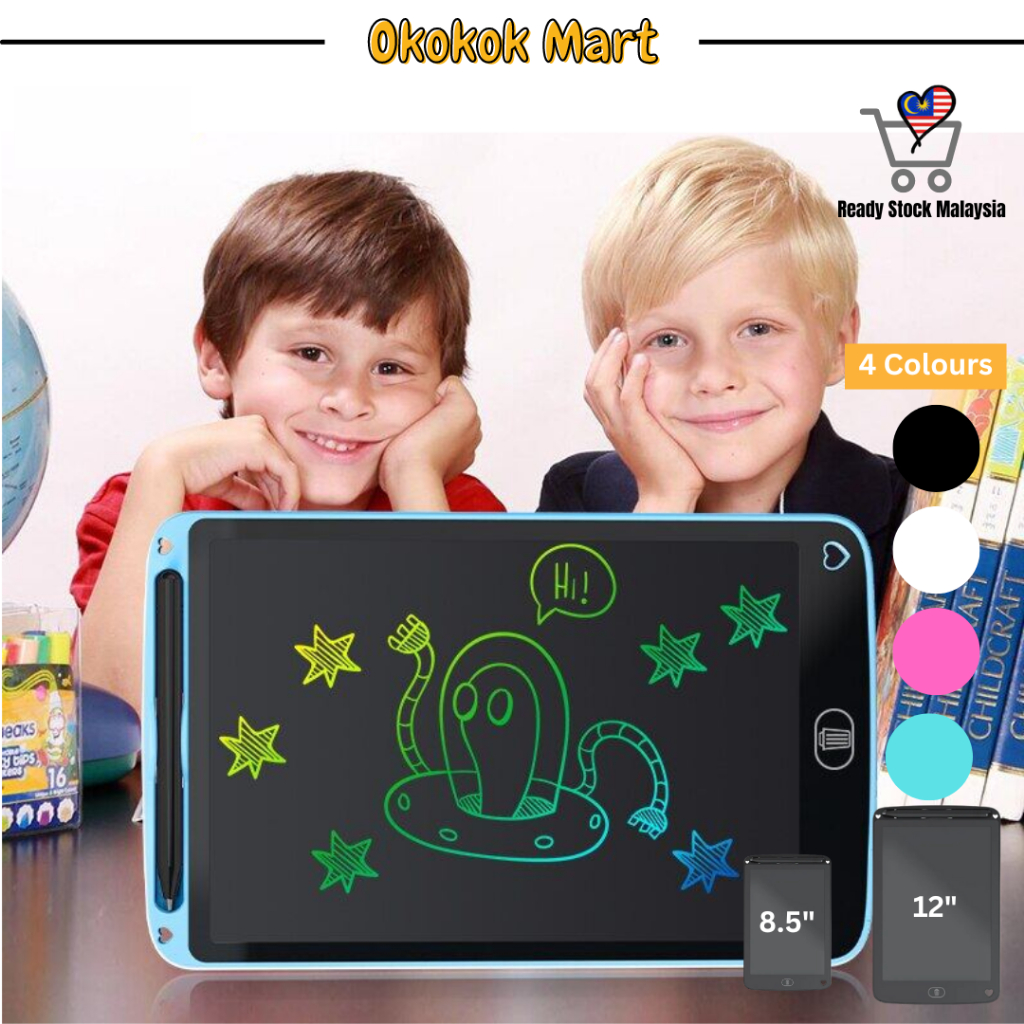 8.5/12inch Graphics Drawing Tablet Lcd Writing Tablet Drawing Painting ...