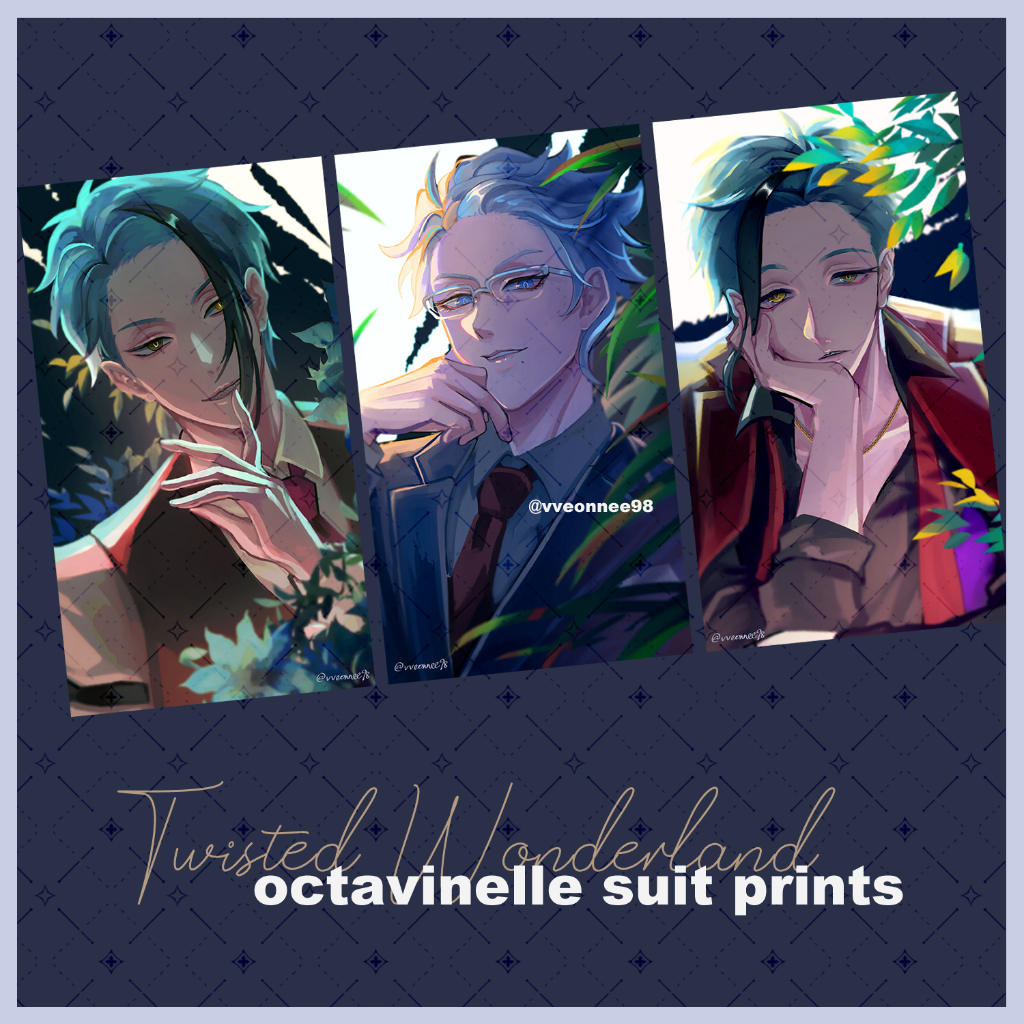 【Veon' Art】Twisted Wonderland Octavinelle Suit Series Prints / 迪士尼 扭曲仙境 ...