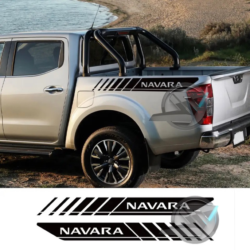(Ready Stock ) S1013# Nissan Navara Car Body Trunk Vinyl Decal Sticker ...
