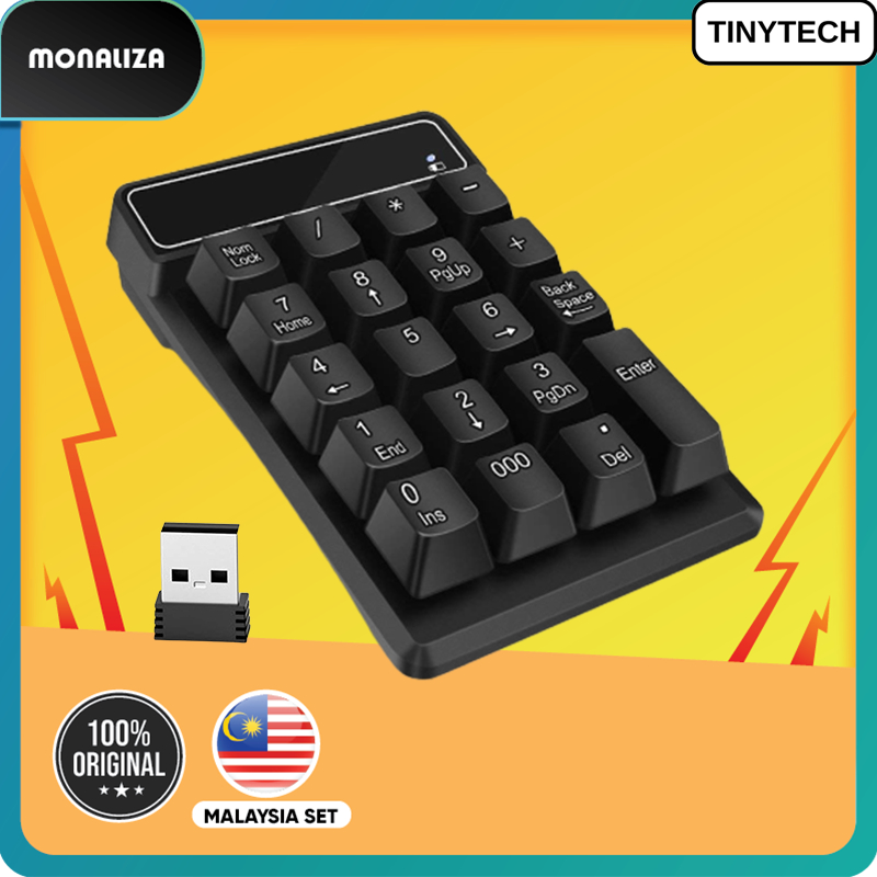 Tinytech WL1902 Wireless Numeric Keypad | Shopee Malaysia