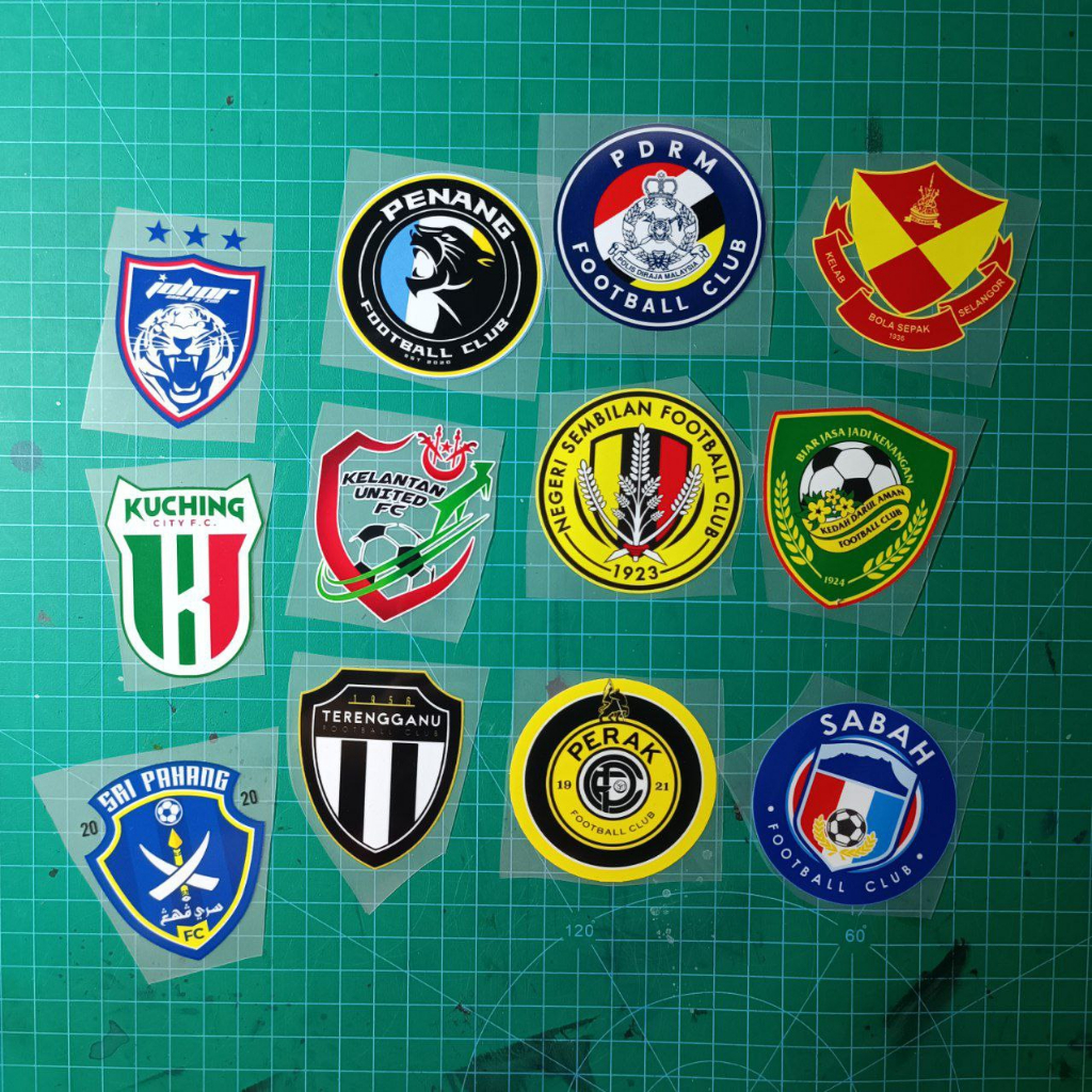 DIY Sticker Baju (Bola Sepak Malaysia) Iron On / Heat Press | Shopee ...