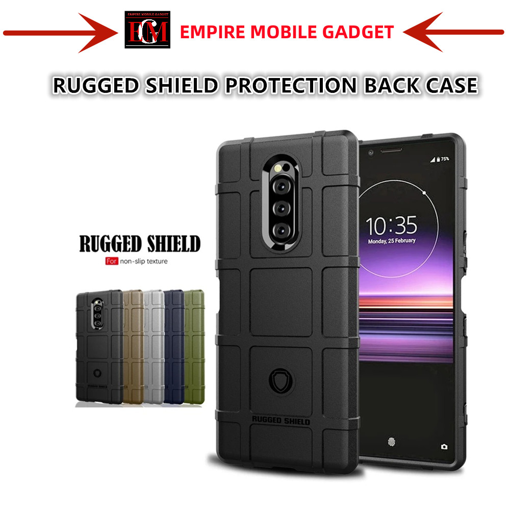 SONY XPERIA 1 / SONY XPERIA 1 ii RUGGED SHIELD PROTECTION BACK CASE ...