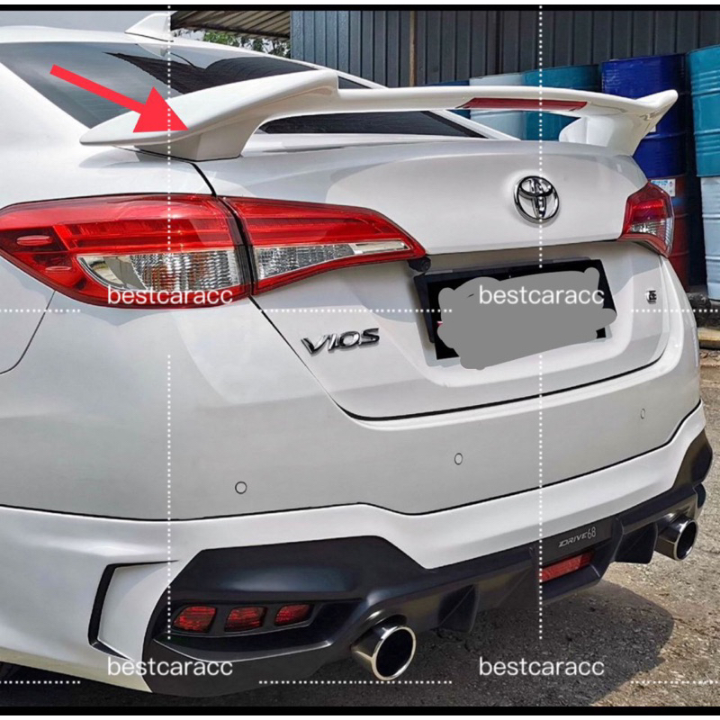 VIOS 2019.2023. TRD V3 SPOILER NO CAT | Shopee Malaysia