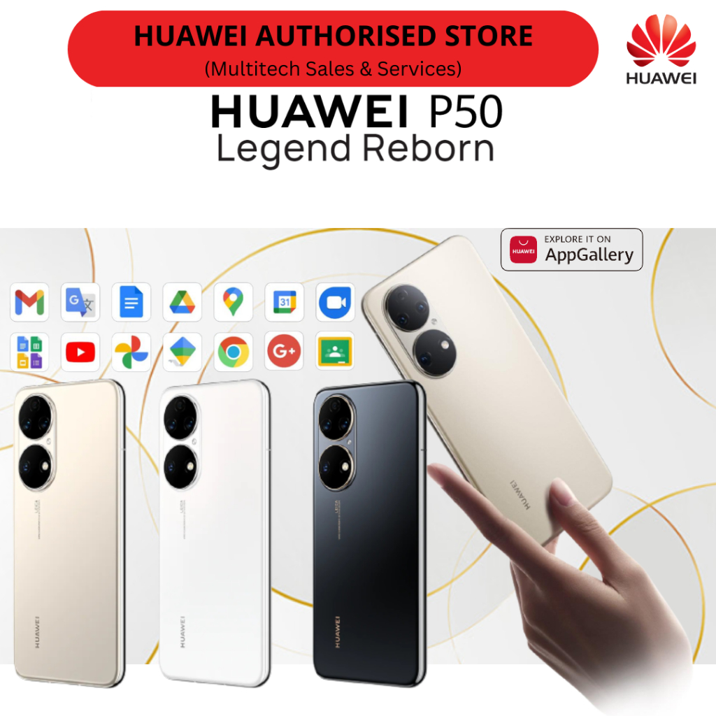 Huawei P50 Smartphone 8GB + 256GB 90 Hz Refresh Rate OLED Display ...