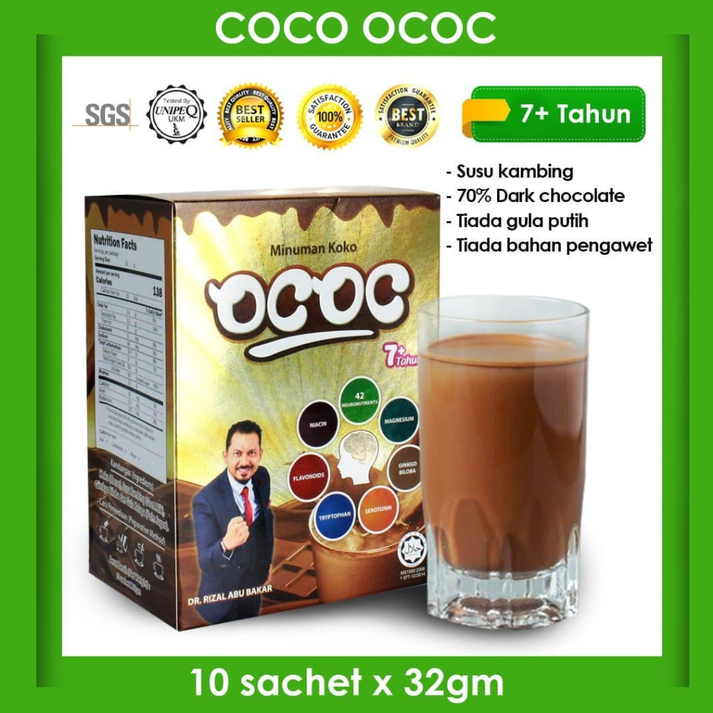 🎁FREE GIFT!🎁 |🔥READY STOCKS🔥| COCO OCOC - Minuman Coklat Bernutrisi ...