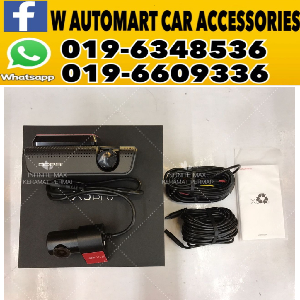 DDPAI X5 Pro 4K Dash Cam Dual Car Camera Recorder 2022 | Shopee Malaysia