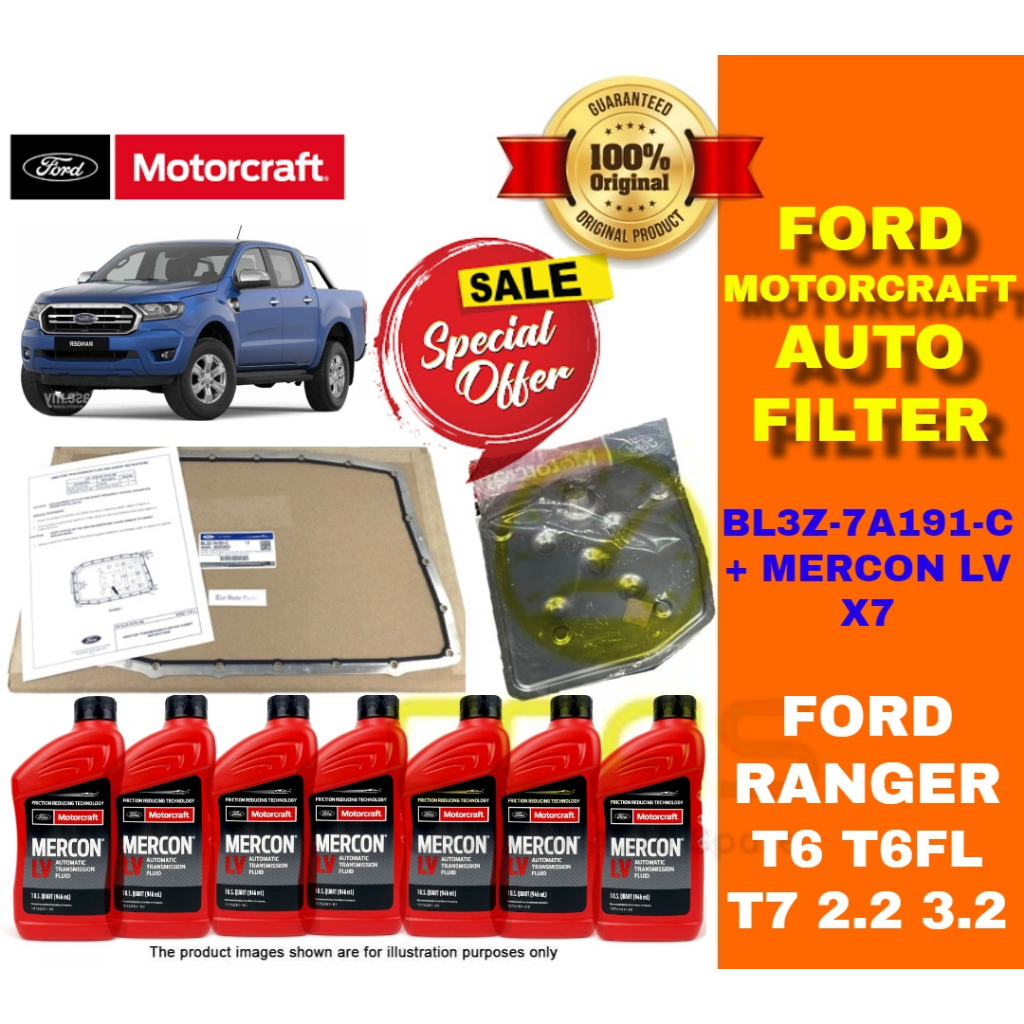 Package ATF Ford Ranger T6 T7 2.2 3.2 - Motorcraft Original Auto ...