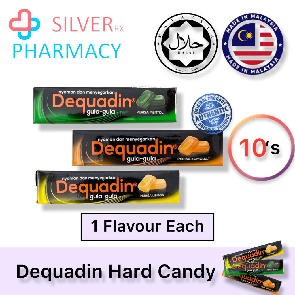 Dequadin Hard Candy (Menthol/Kumquat/Lemon) | Shopee Malaysia