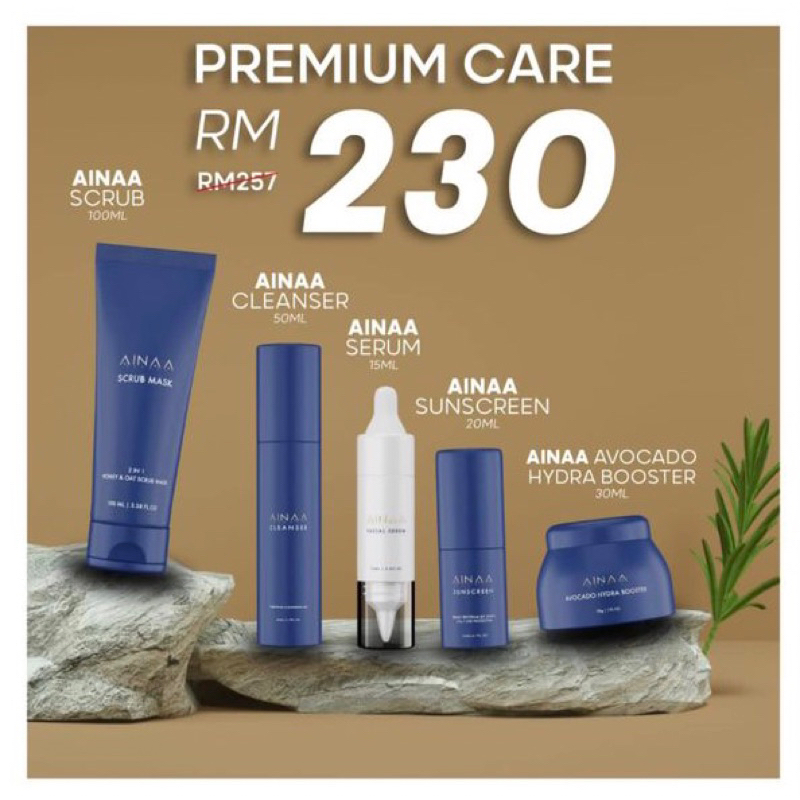 ( SET PREMIUM CARE ) AINA BEAUTY SKINCARE FOR ALL TYPE SKIN | Shopee ...