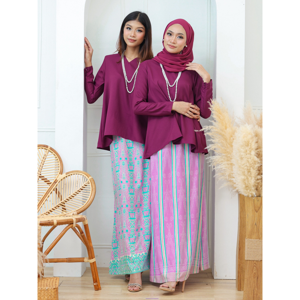 Dang Suria Kurung [MANGOSTEEN] - Kurung Mini Doll, Wudhu Friendly, Easy ...