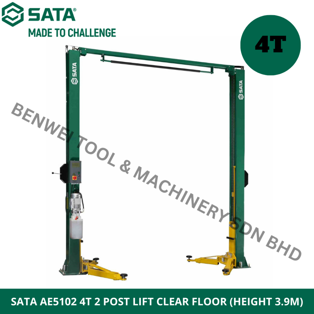 (D5) SATA AE5102 4T GANTRY LIFT CLEAR FLOOR / HOIST / LIFT JACK / 2POST ...
