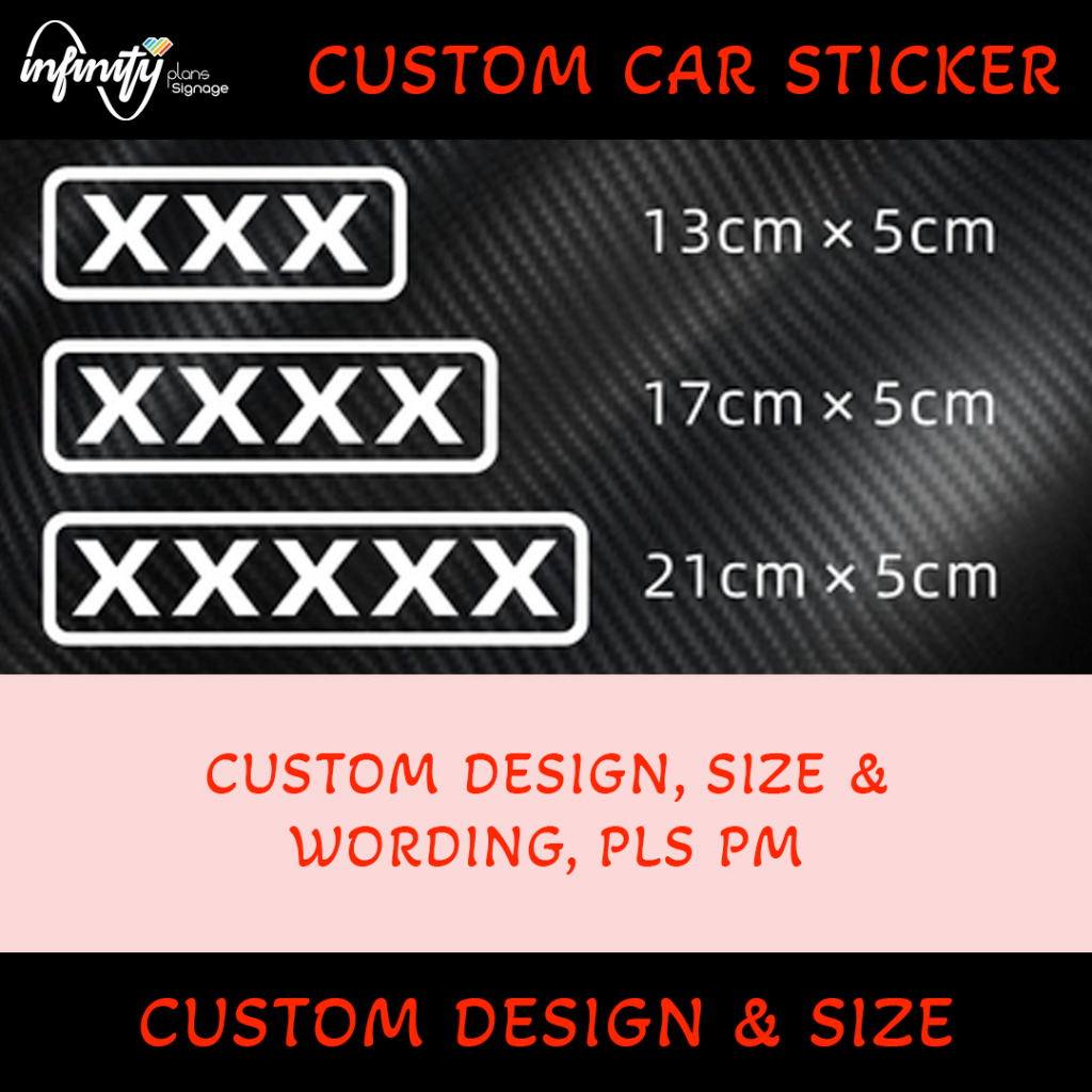 Custom design CAR STICKER | MOTORCYCLE STICKER | DESIGN STICKER for ...