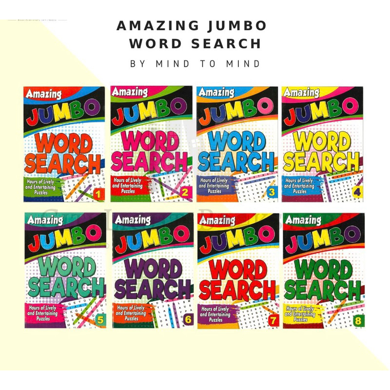 AMAZING JUMBO WORD SEARCH | Shopee Malaysia