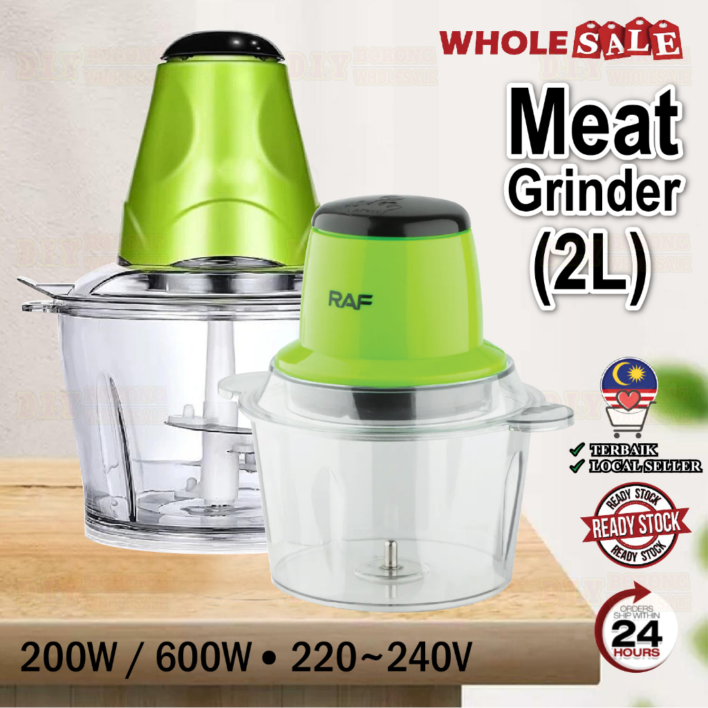 Haeger/Raf Electric Meat Grinder Mincer Chopper Slicer Vegetables ...