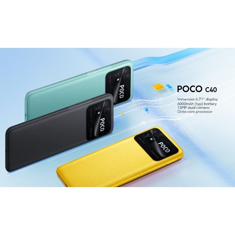Poco C40 (4+64Gb ) 6000MAh Battery | Shopee Malaysia