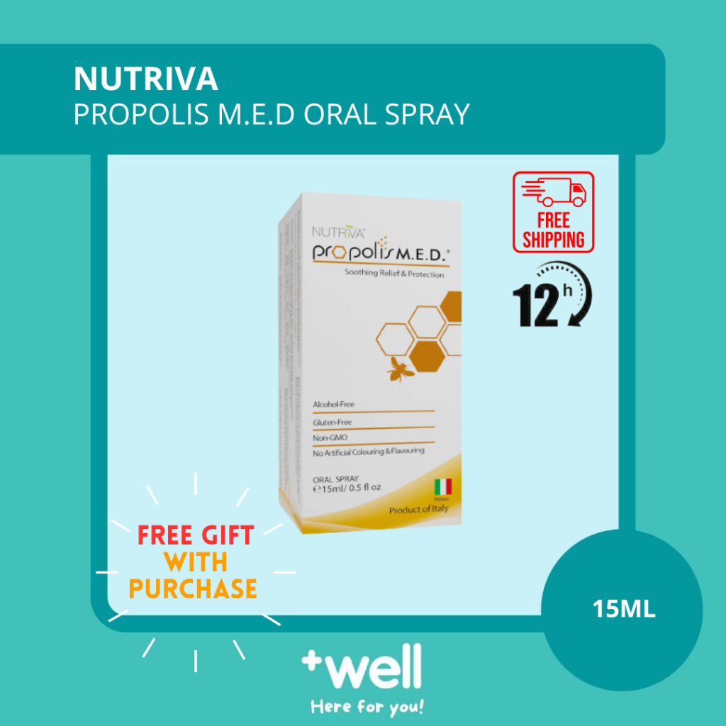 NUTRIVA Propolis MED Oral Spray 15ml | Shopee Malaysia
