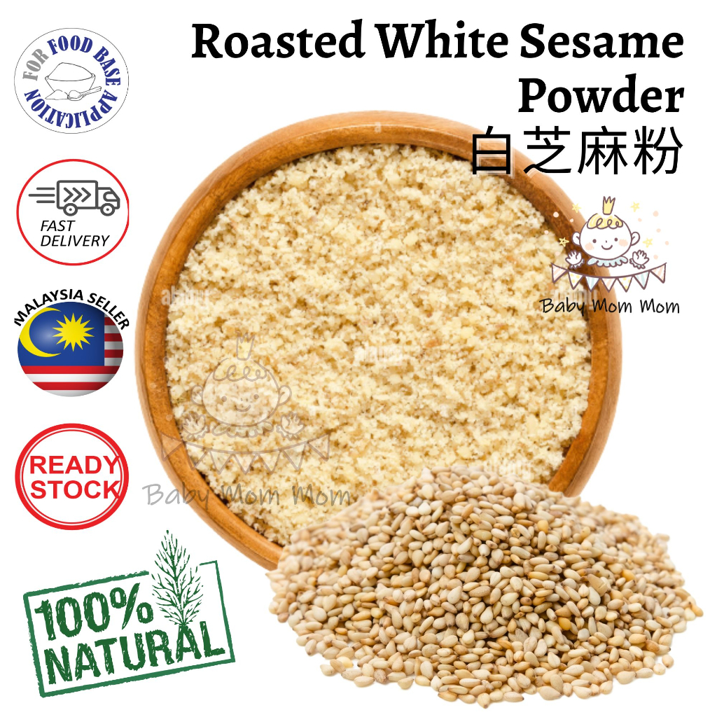 Roasted White Sesame Powder | White Sesame Seed 1kg/Roasted White ...