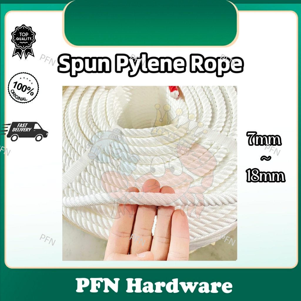Spun Pylene Rope (Tali) Superior Quality (7mm - 18mm) Nylon ...