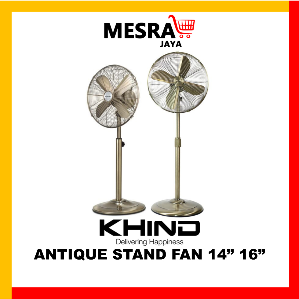 KHIND ANTIQUE STAND FAN SF141 14" / SF161 16" KIPAS BERDIRI ANTIK ...