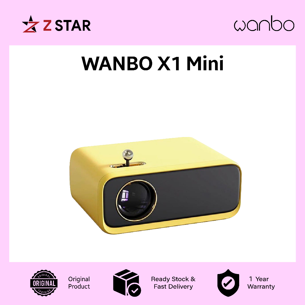 🔥[NEW] WANBO Portable Mini Projector X1 Mini (Supported Resolution ...