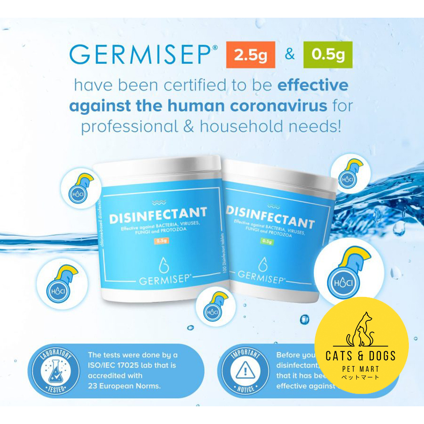 Germisep 0.5G 100’s Disinfectant tablets | Shopee Malaysia