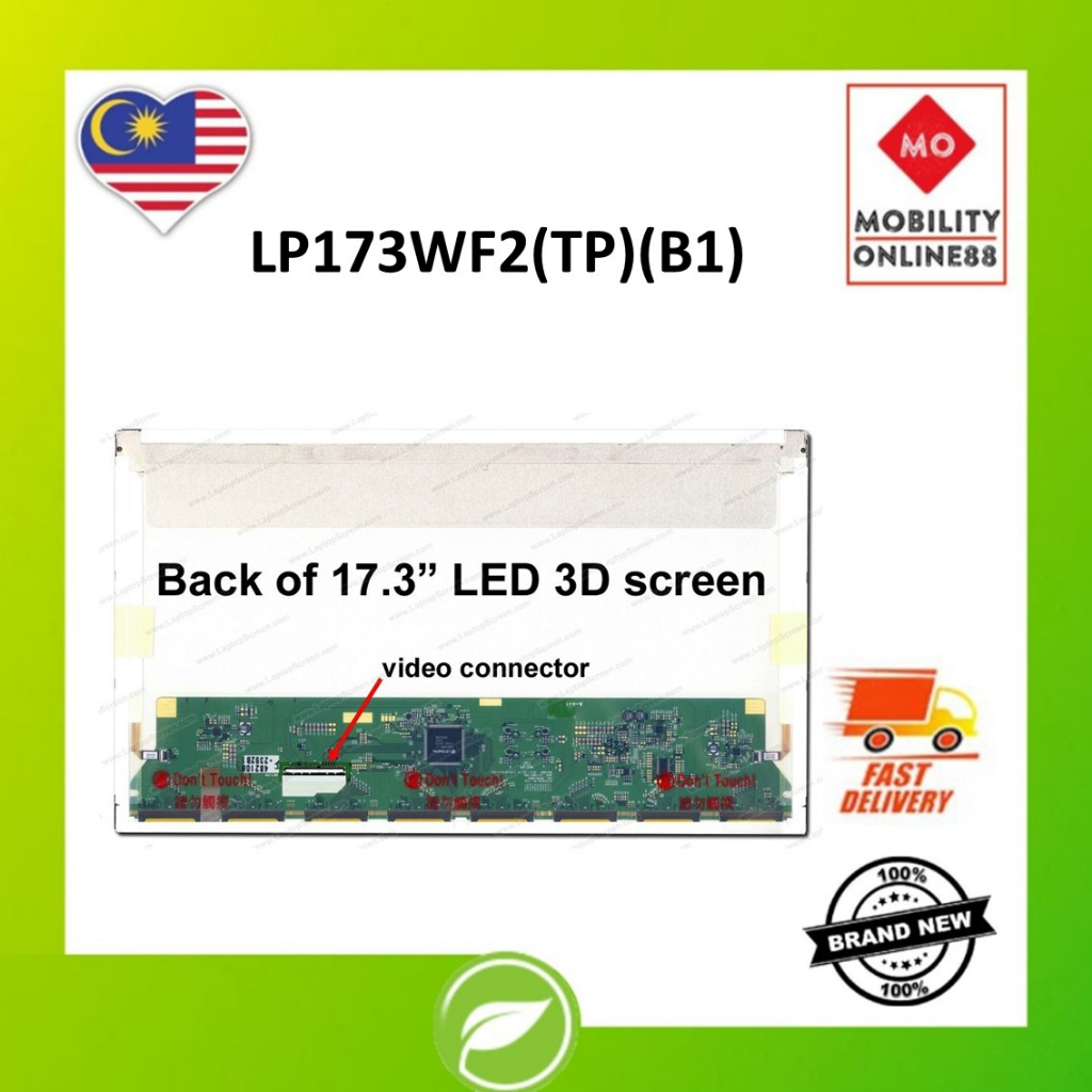 Asus G75VW LP173WF2(TP)(B1) Laptop LCD LED Screen | Shopee Malaysia