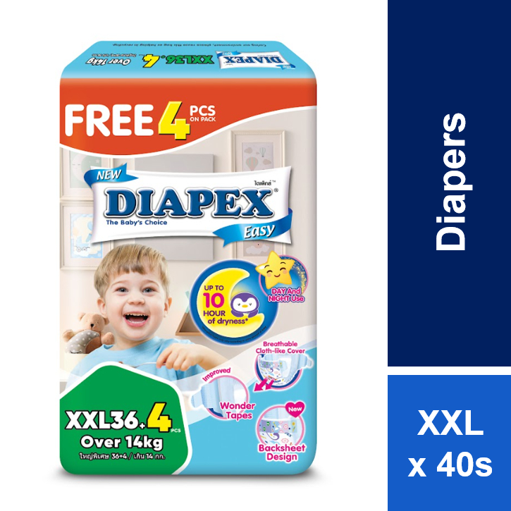 Diapex Easy Mega Pack XXL40 | Shopee Malaysia
