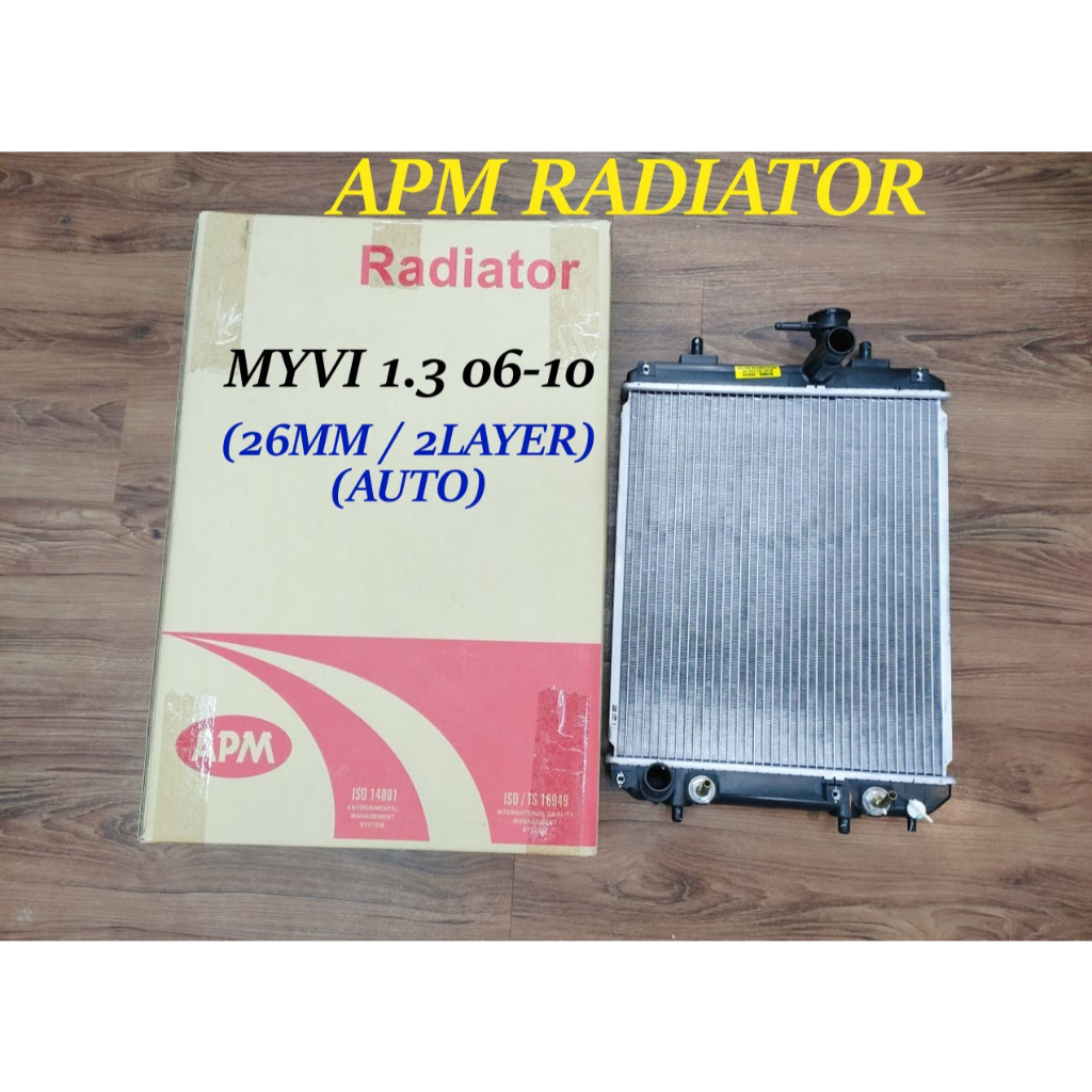 APM RADIATOR PERODUA MYVI 1.3 05-10Y (AUTO) 26MM/2ROW | Shopee Malaysia