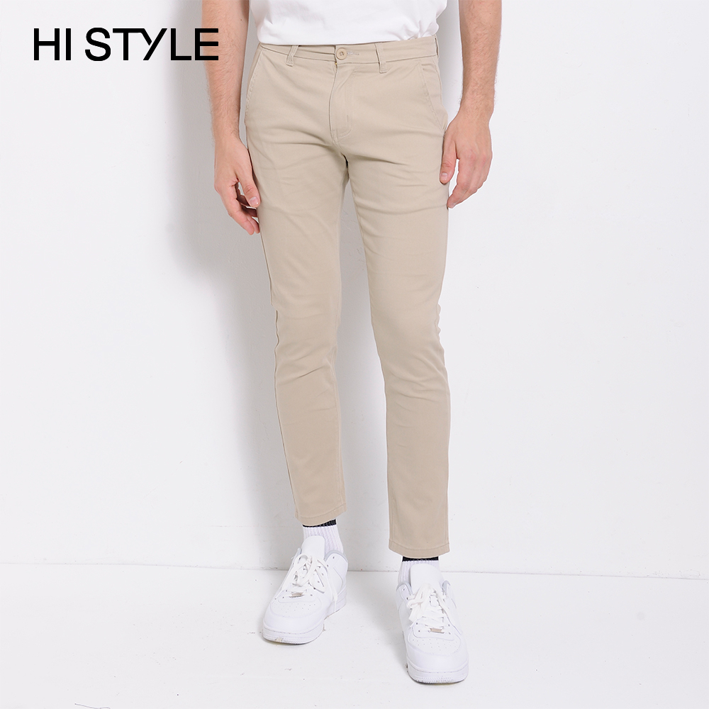 HI STYLE Men Long Pants Slim Fit - Khaki - KQS3H3674 / Seluar Panjang ...